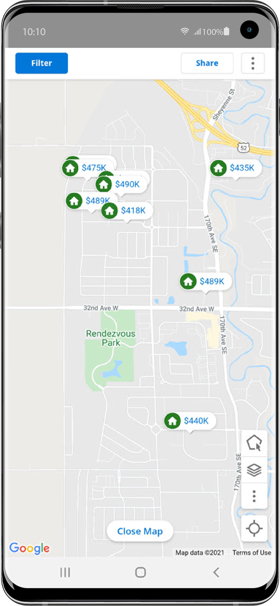 New Map Filter for Search Results - Flexmls Platform by FBS